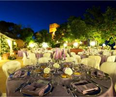 Castello di Solanto - Allestimento tavoli per matrimonio - Castello di ...